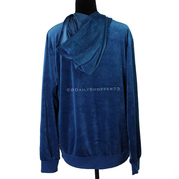 Pusheen | Tops | Pusheen Cosmic Navy Blue Velour Hoodie | Poshmark